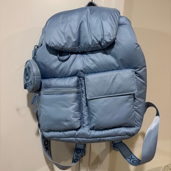 Wildfox | Bags | Nwt Wildfox Couture Blue Puffer Backpack | Poshmark